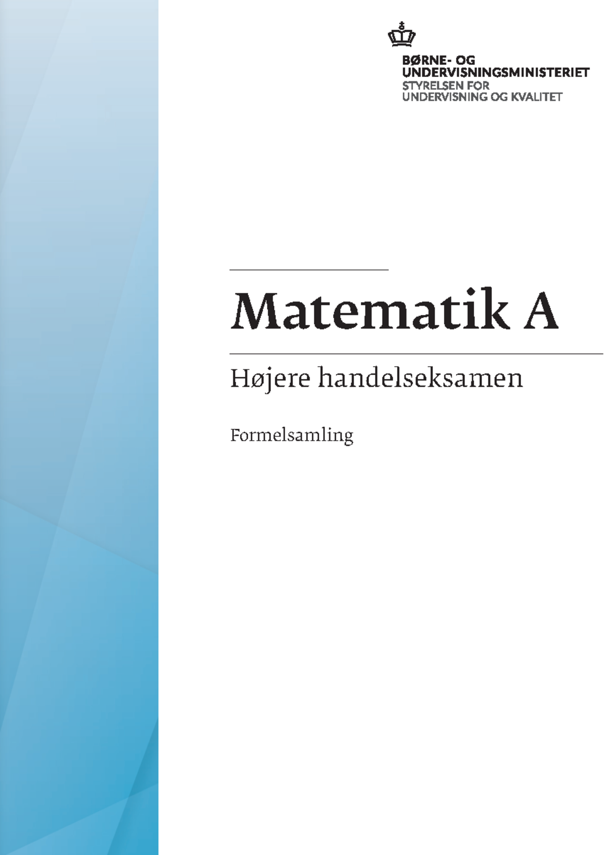 Formelsamling MAT A HHX - Matematik A Højere handelseksamen ...