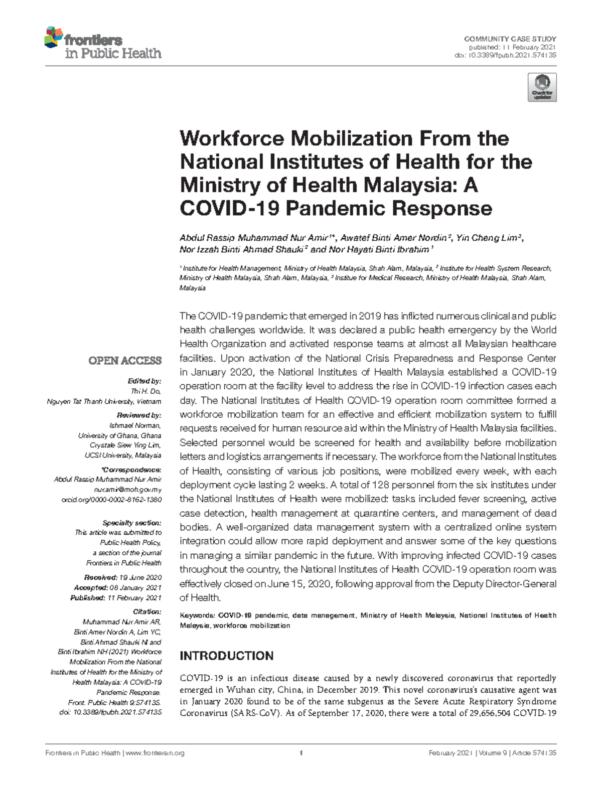 Workforce Mobilization in World - Organizational behaviour - UiTM - Studocu