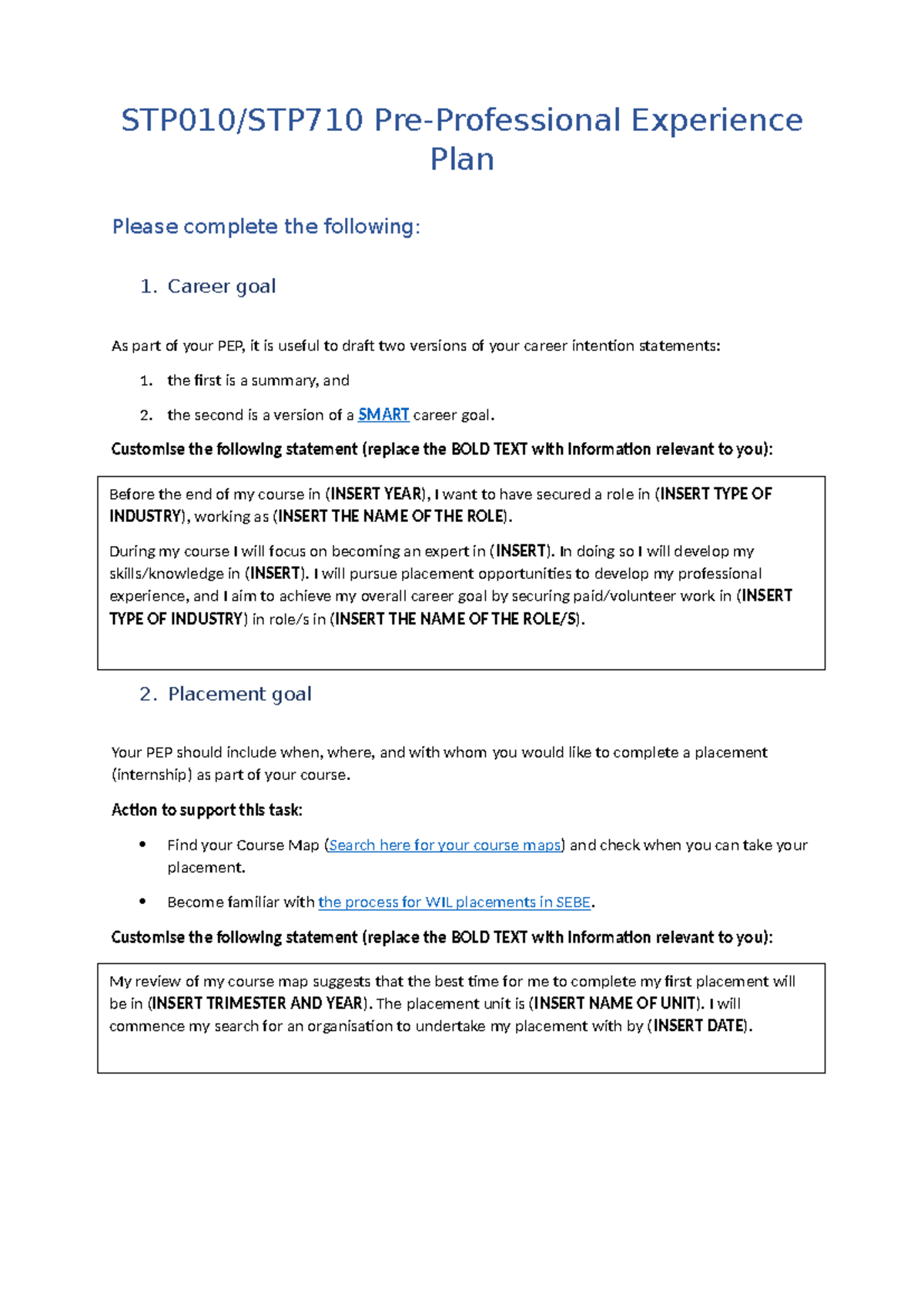 STP010 STP710 Pre-PEP (2024) - STP010/STP710 Pre-Professional ...