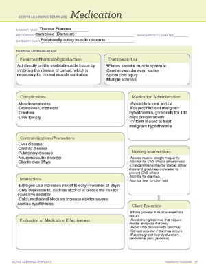 Hydantoids- phenytoin (Dilantin) - ACTIVE LEARNING TEMPLATES ...