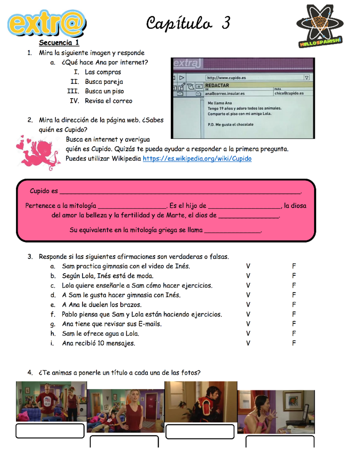 Extr@ 3 - San aprende a ligar - LVE Anglais ou Espagnol - Studocu