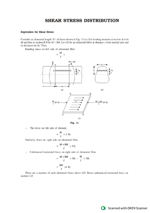 Strength of Materials - Stresses in a Thin Cylindrical Shell ...