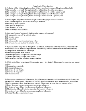 Complete the following table - PHYS 1402 - Studocu