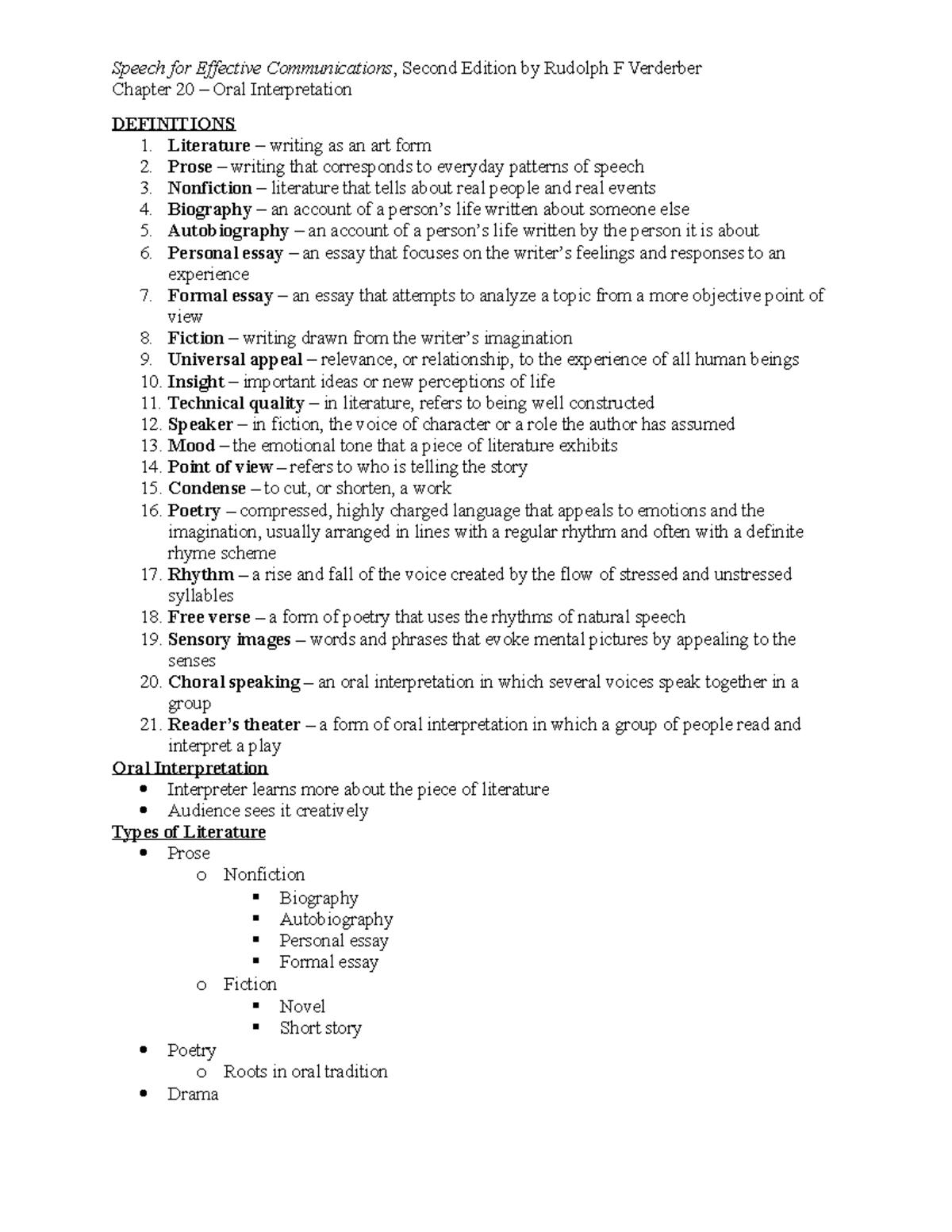-Chapter 20- Speech for Effective Communications, Second Edition by ...