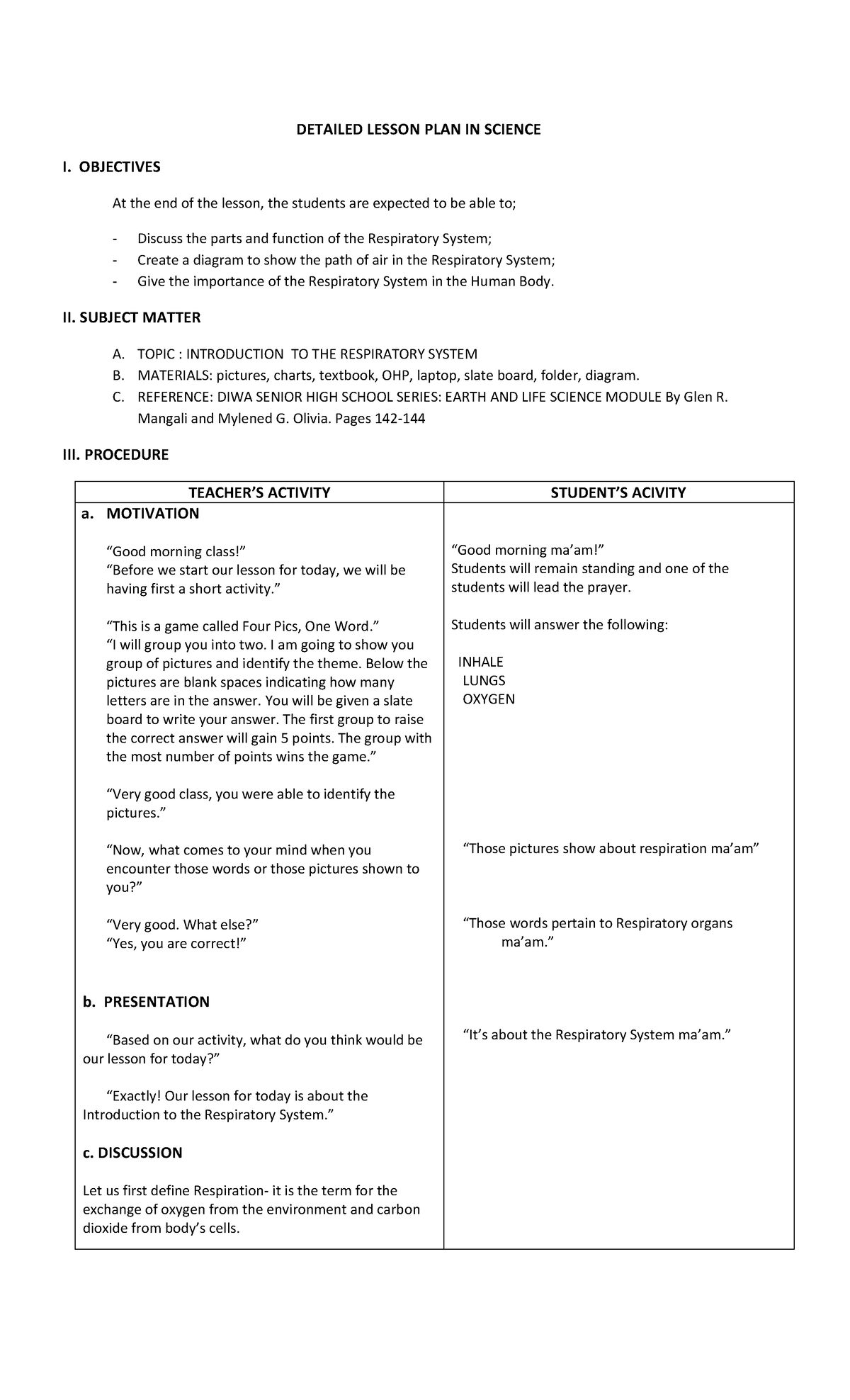 346441655-Detailed-Lesson-Plan-in-Science - DETAILED LESSON PLAN IN ...