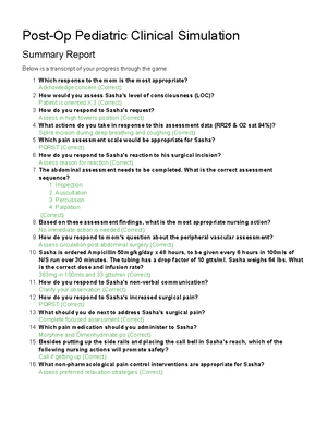 Adult Clinical Reasoning Worksheet 2021 - NURS 519B - UArizona - Studocu