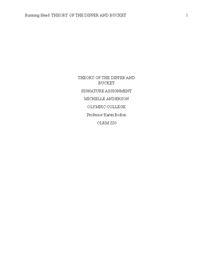 OLRm 201 Paper Template Example APA - Reflection Paper Student Name ...