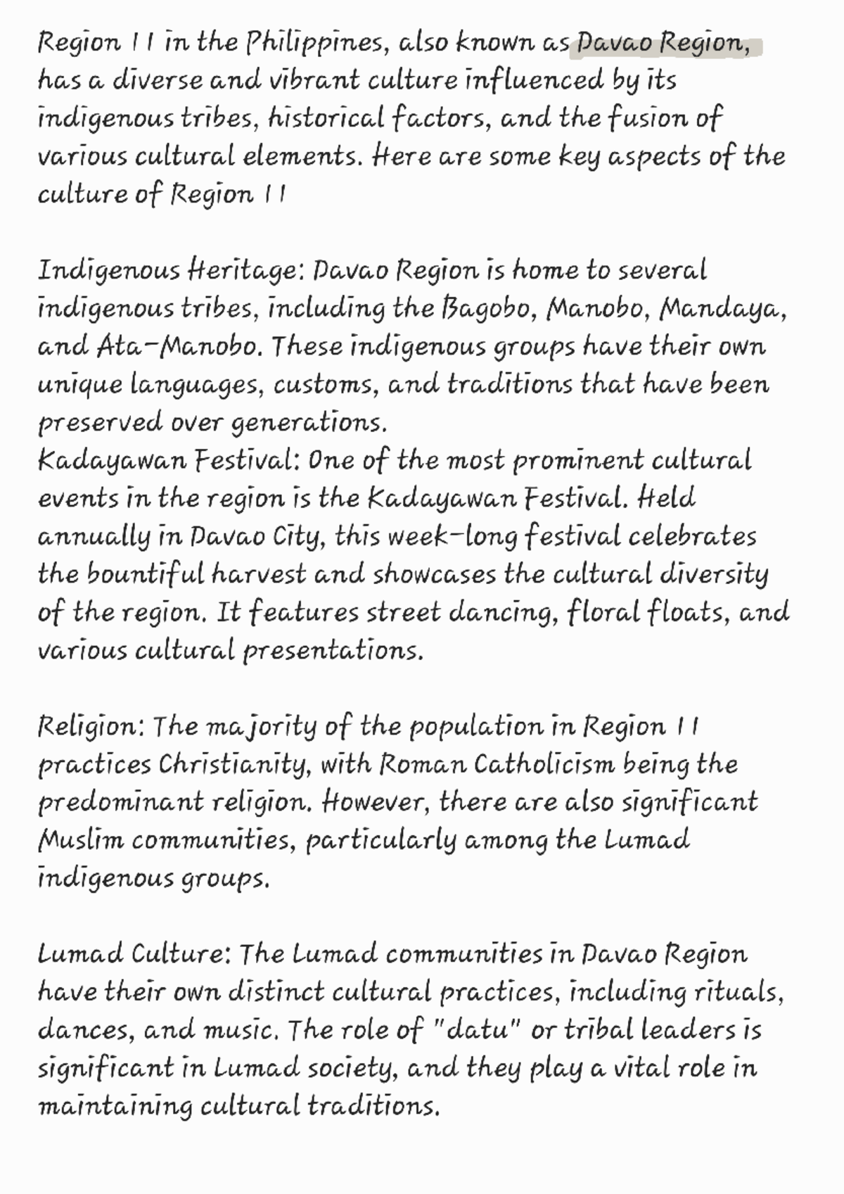 Region 11 Davao - Region 11 in the Philippines, also known as Davao ...