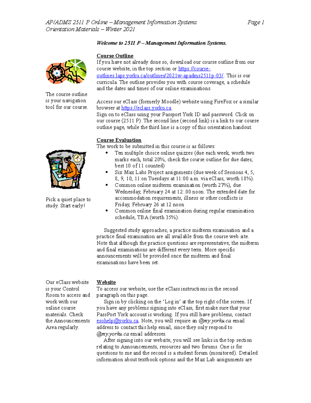 2511 P Orientation Wi21 - Orientation Materials – Winter 2021 The ...