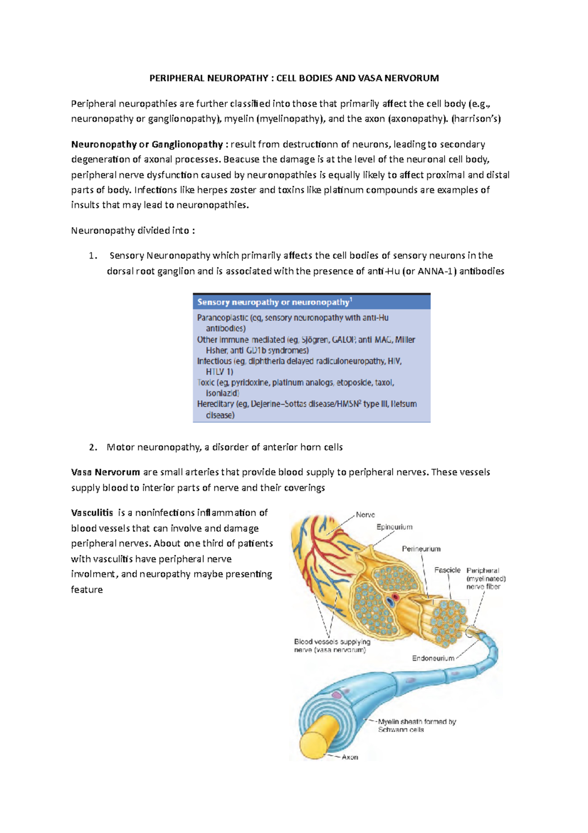 211669 Peripheral Neuropathy - PERIPHERAL NEUROPATHY : CELL BODIES AND ...