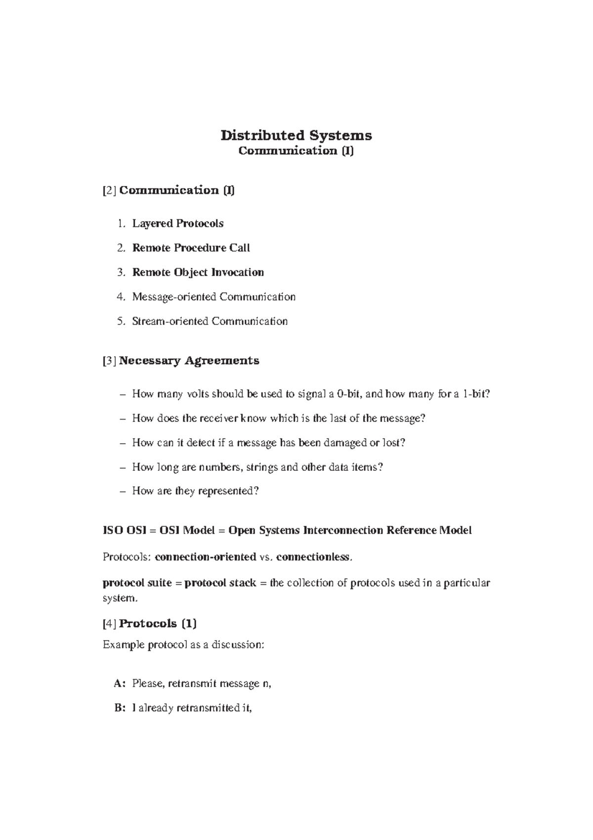 Rso02 pre - Distributed System Notes - Distributed Systems ...