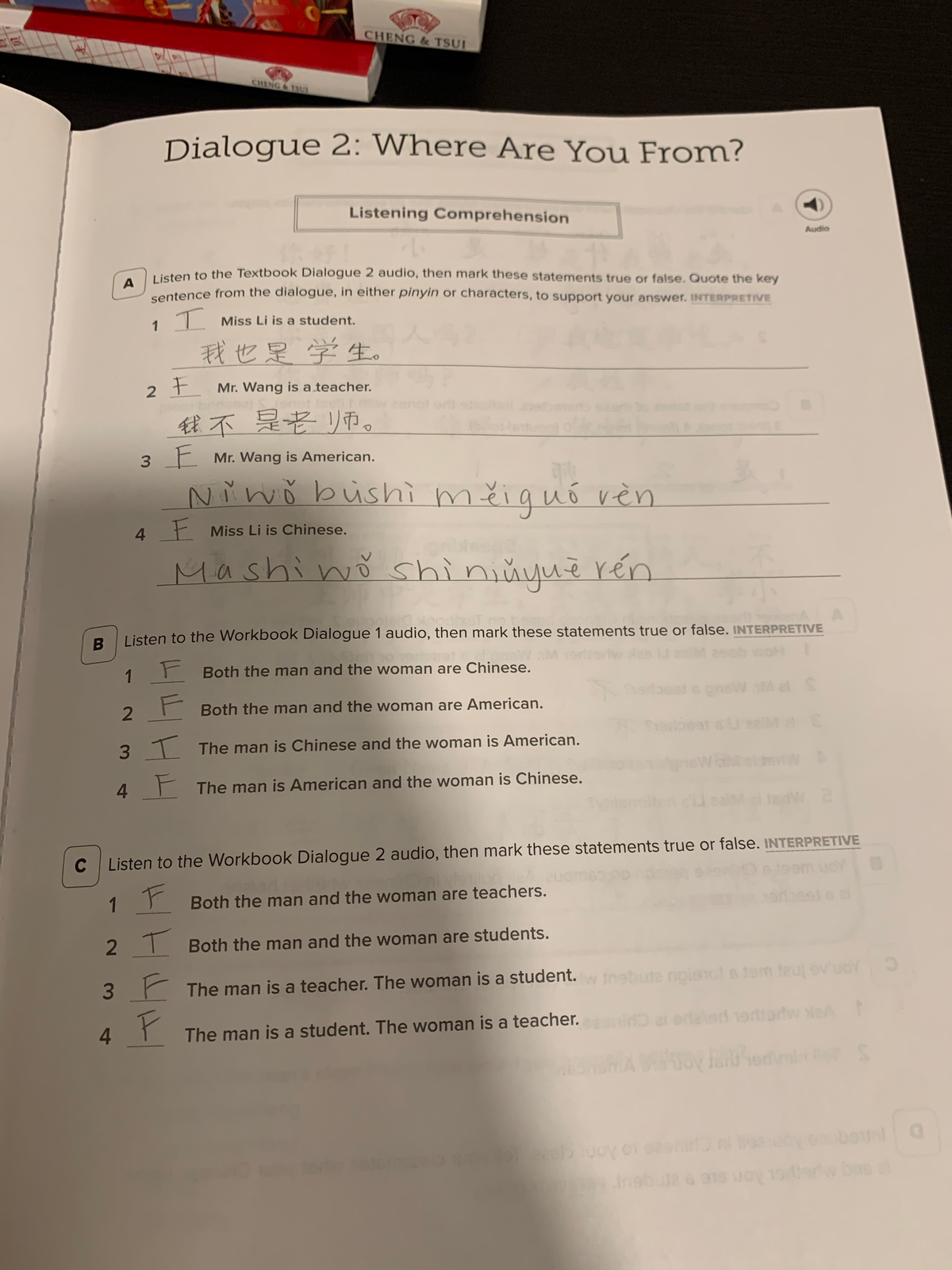 IMG 7794 - Chin 1101 Basic Chinese - Chin 1101 - Studocu