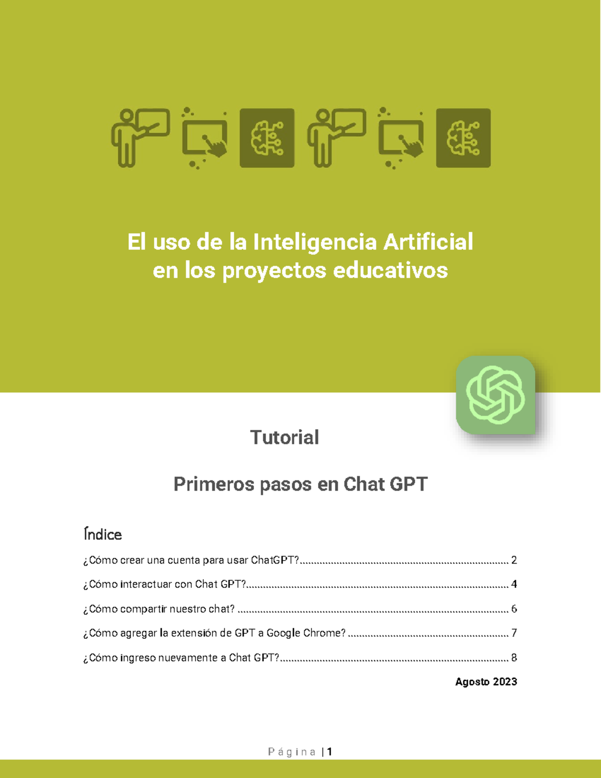 Tutorial-Primeros Pasos en Chat GPT - El uso de la Inteligencia ...