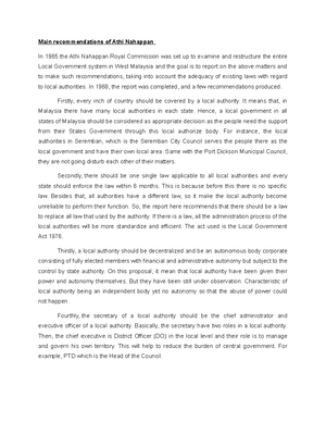 PAD320 Chapter 6 Personnel System Essay Notes - Local Goverment - UiTM ...