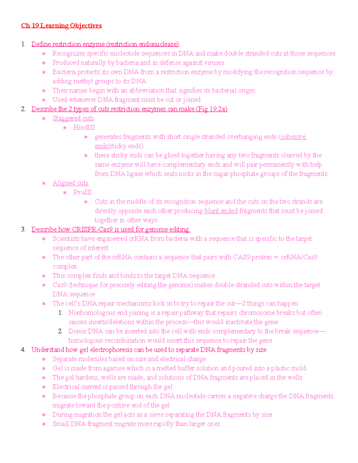 Ch 19: Complete lecture, powerpoint, and book notes - Ch 19 Learning ...
