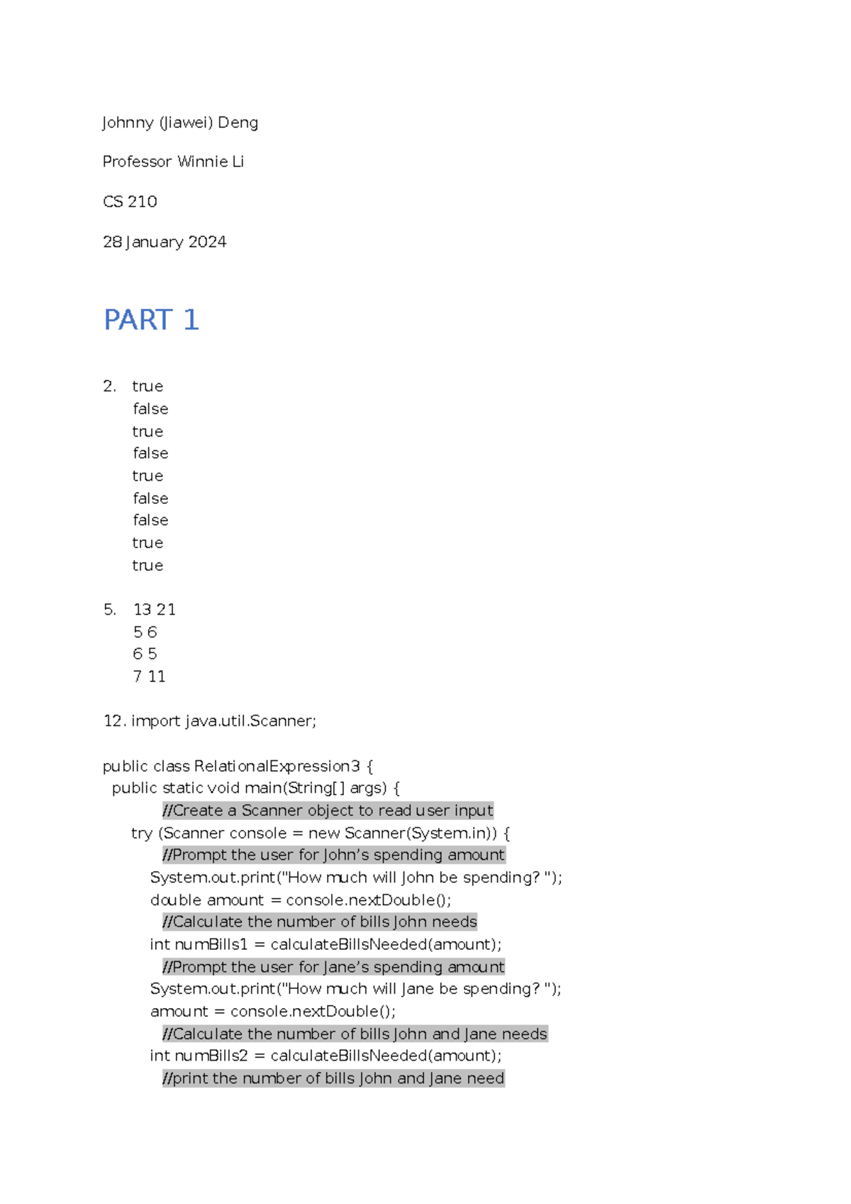 Deng Jiawei 4 - This is the fifth week assignments of Professor Winnie ...