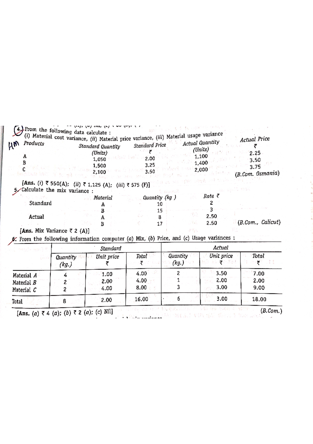 TCC Assignment - 2 Questions - BCOM Professional - Studocu