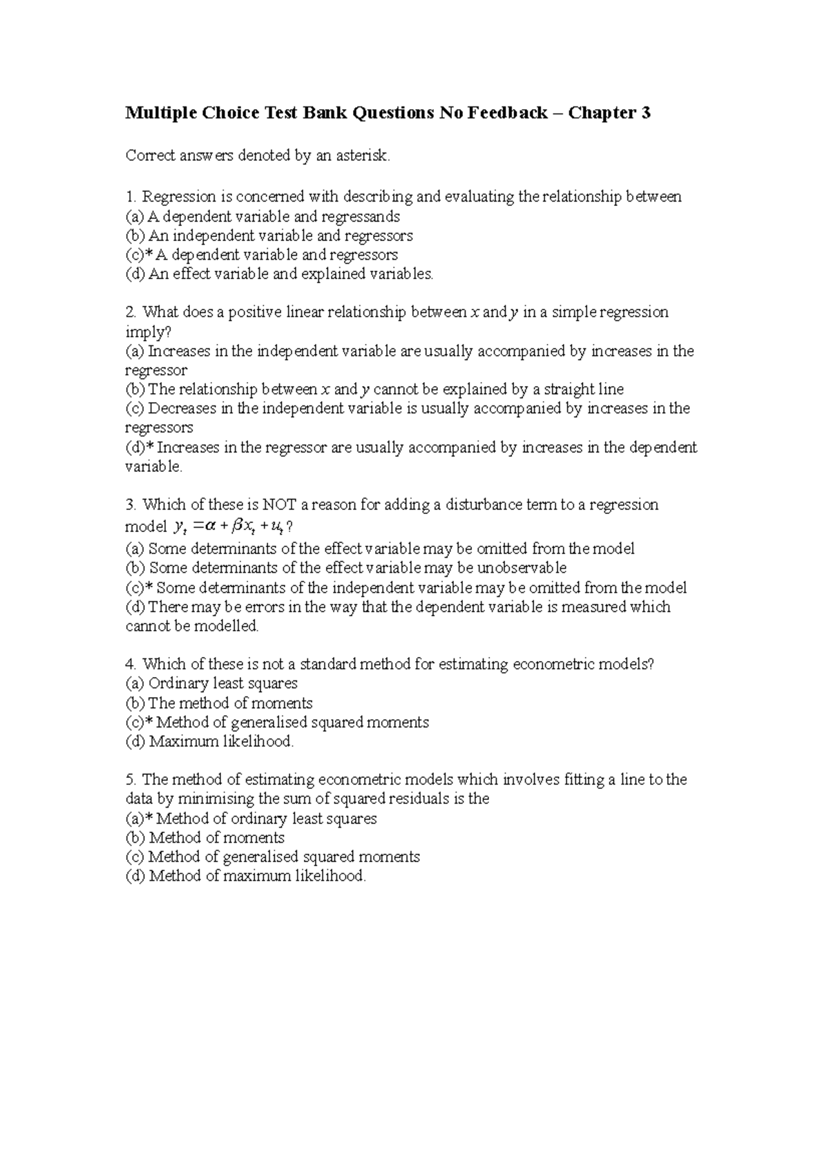 Test bank questions Chapter 3 2019-2022 - Multiple Choice Test Bank ...
