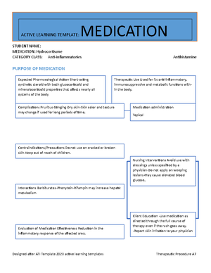 Cefazolin Sodium - ati temp - ACTIVE LEARNING TEMPLATES THERAPEUTIC ...
