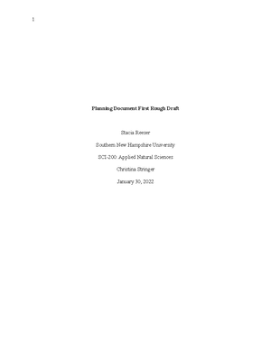 Module 6 Final Draft - Planning Document Final Draft Southern New ...