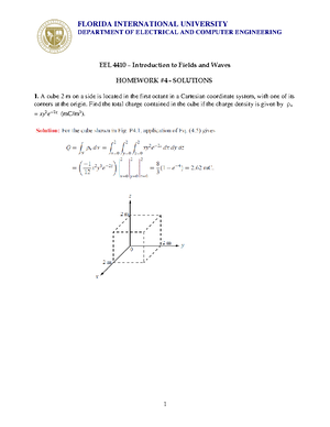 HW6 Solutions Online - hw - assignment - DEPARTMENT OF ELECTRICAL AND COMPUTER ENGINEERING EEL ...