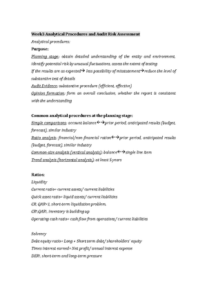 Week 2 - Client Acceptance, Planning, Understanding and Analysis ...
