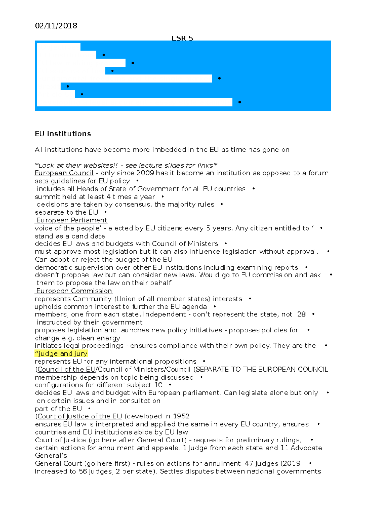 LSR 5 02 11 2018 EU Law Making Process EU Sources Of Law Fundamental lsr-5-02-11-2018-eu-law-making-process-eu-sources-of-law-fundamental