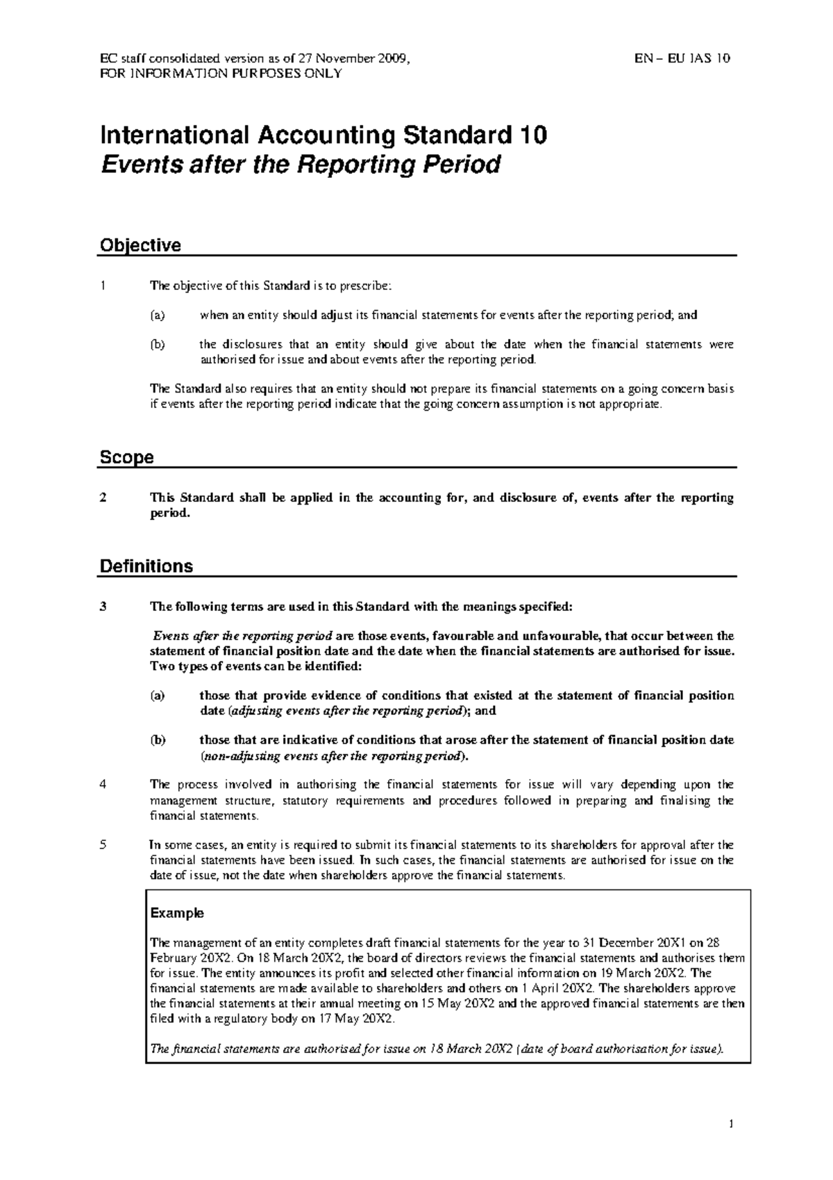 adv acc and intermediat - FOR INFORMATION PURPOSES ONLY International ...