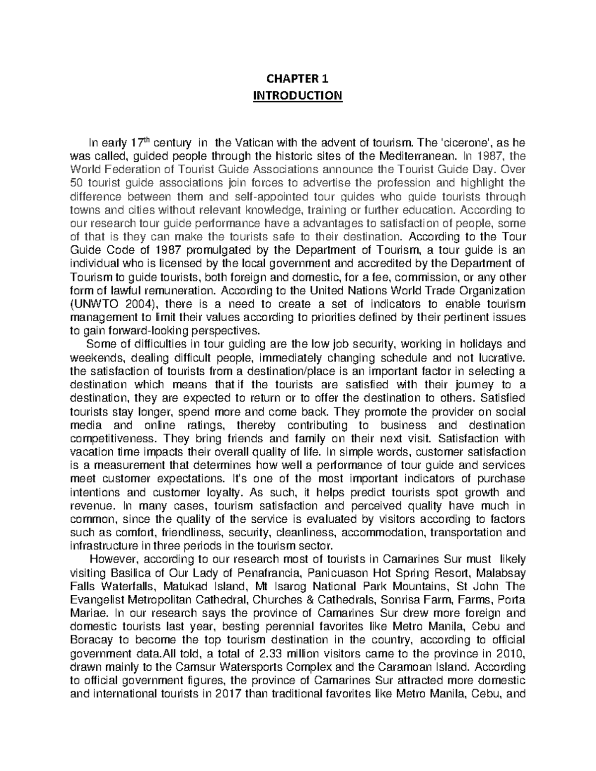 Chapter ONE ( Practical Research) - CHAPTER 1 INTRODUCTION In early ...