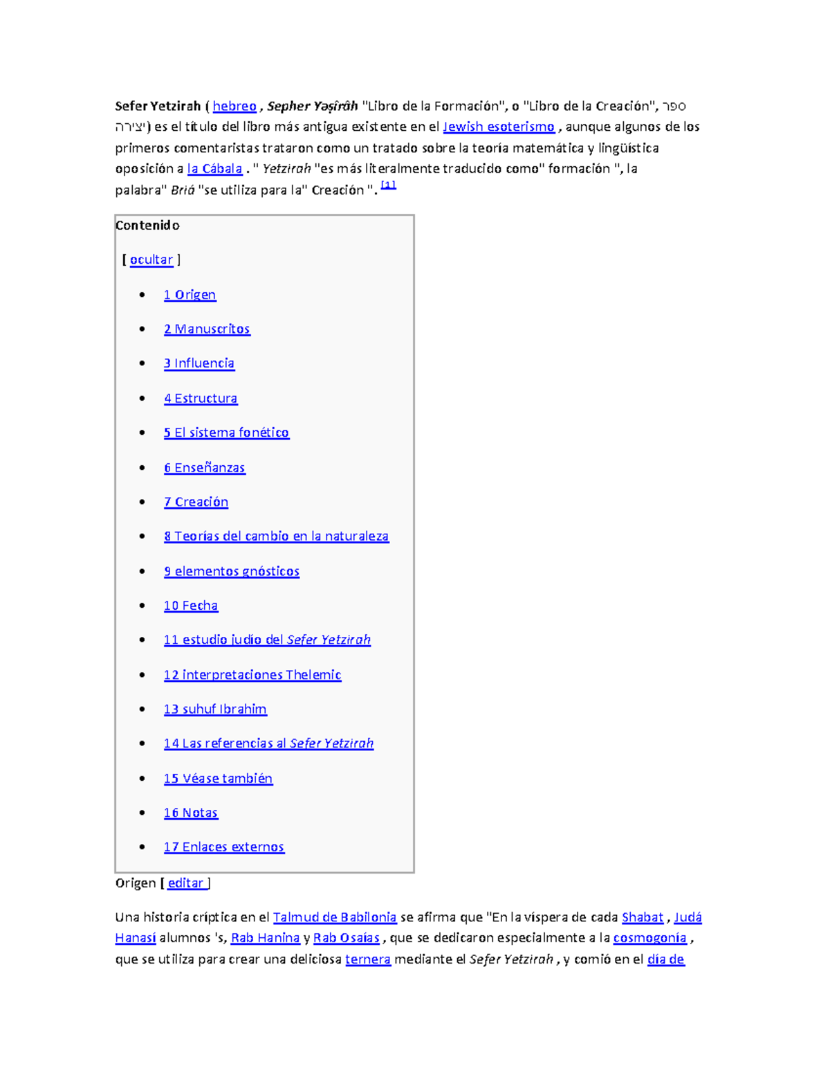 Sefer Yetzirah - religion cabala - Sefer Yetzirah ( hebreo , Sepher ...