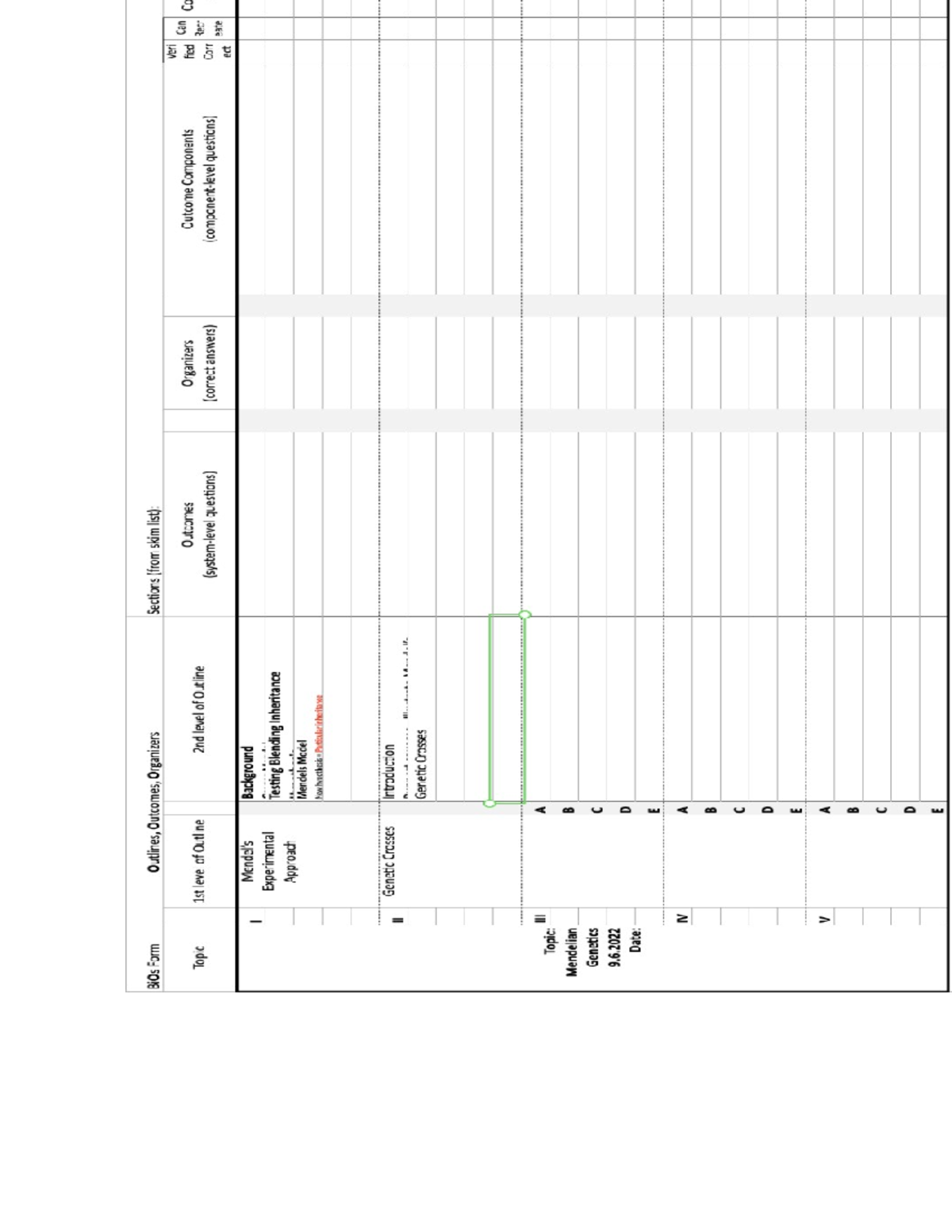 Mendelian genetics and chromosomes bios form and notes - P = parental ...