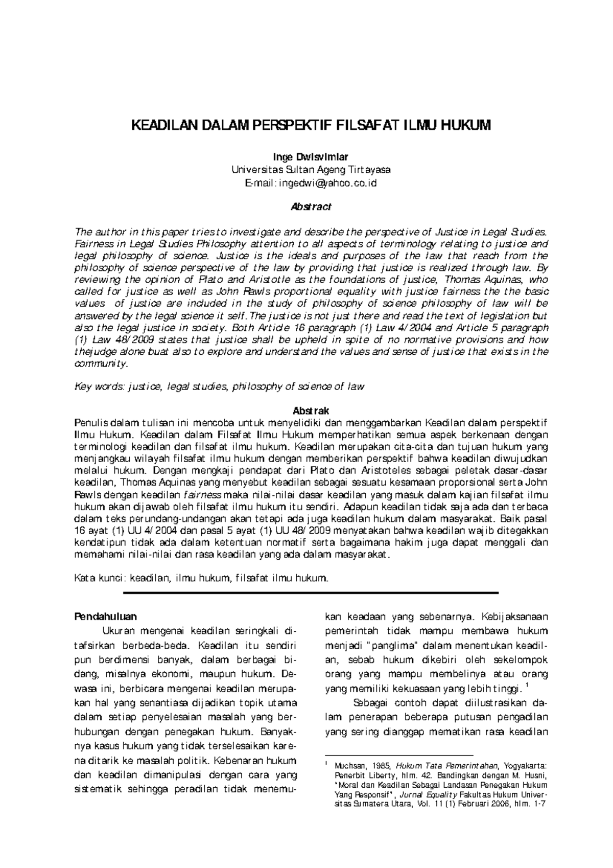 179 260 1 SM - rrr - 522 KEADILAN DALAM PERSPEKTIF FILSAFAT ILMU HUKUM ...
