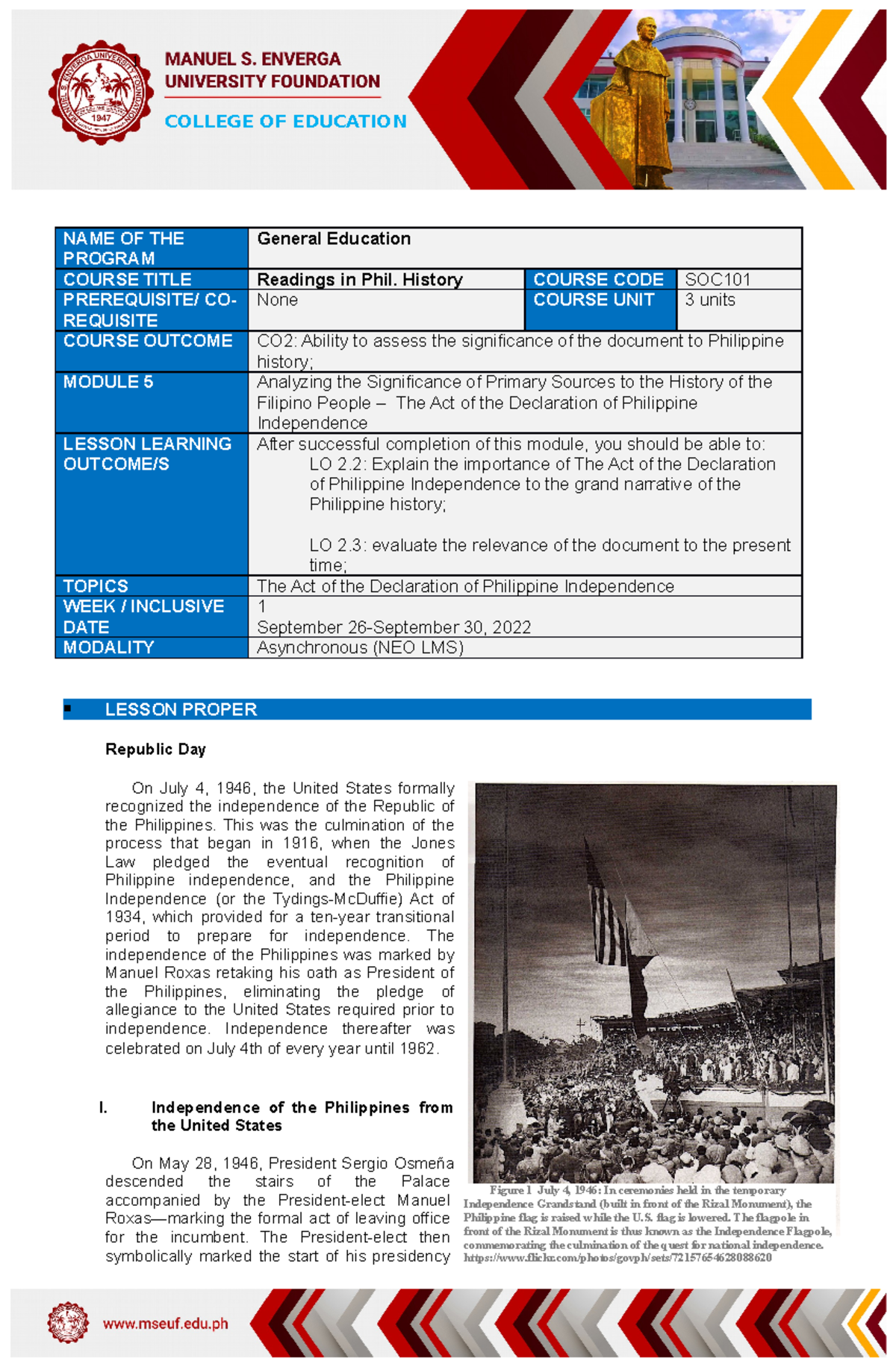 Module-5-SOC101 - Writing a Position Paper. The Ninth Ray Proposal ...