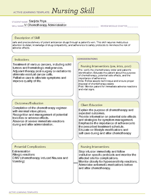 System Disorder- Colorectal Cancer template - ACTIVE LEARNING TEMPLATES ...