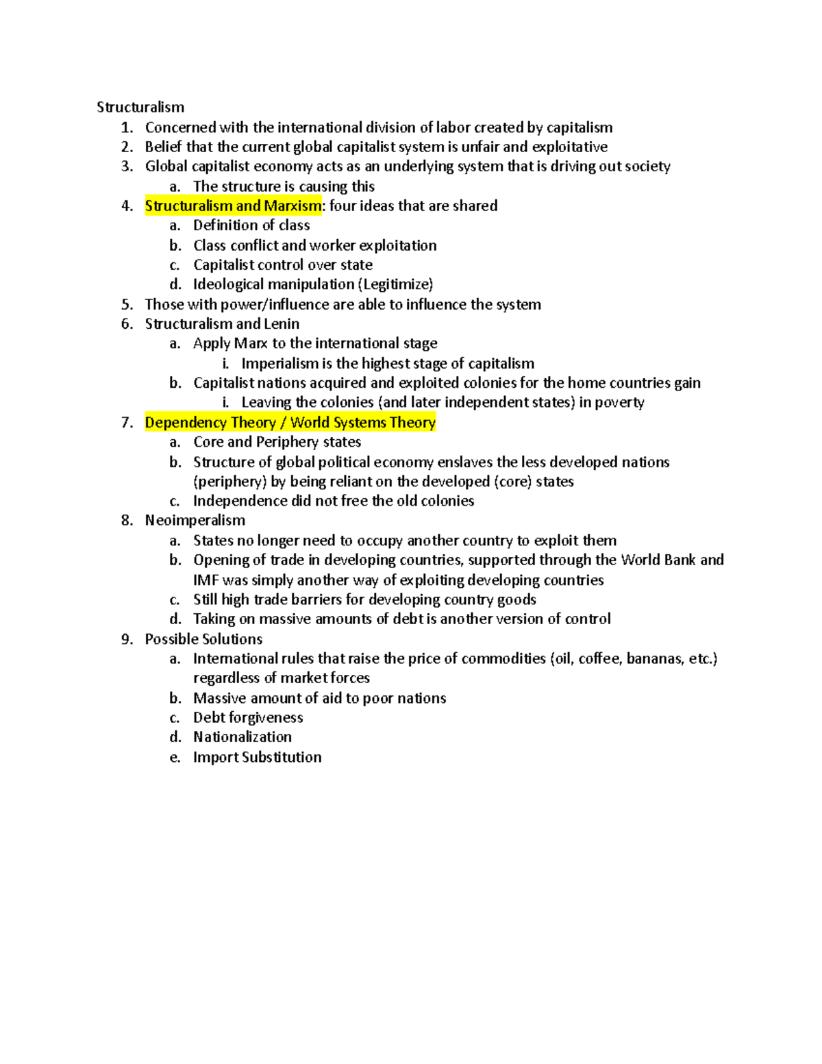 Structuralism Lecture - Structuralism 1. Concerned with the ...