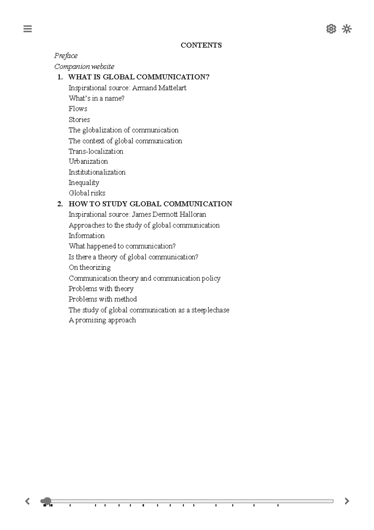 Global Communication Textbook PDF - CONTENTS Preface Companion website ...