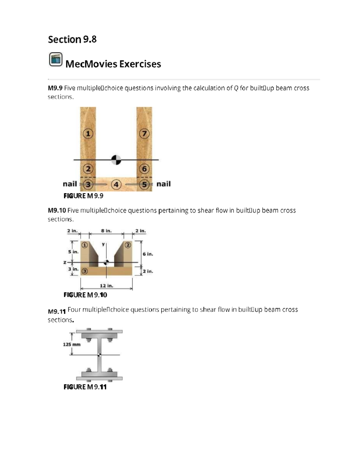 ME101-1P Shear Stress In Beams Problems part 2 - Material Science and ...