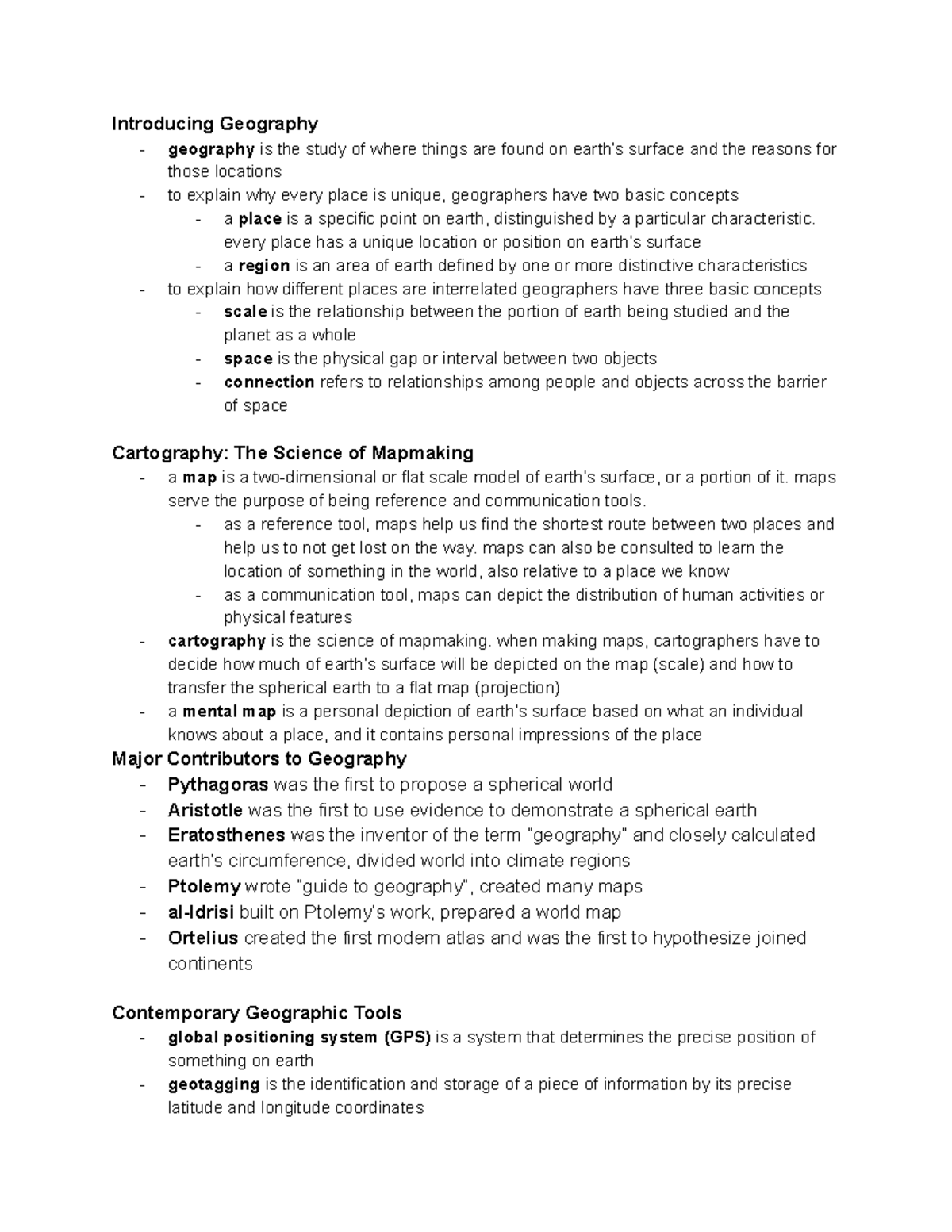 Chapter 1 geography - Introducing Geography geography is the study of ...