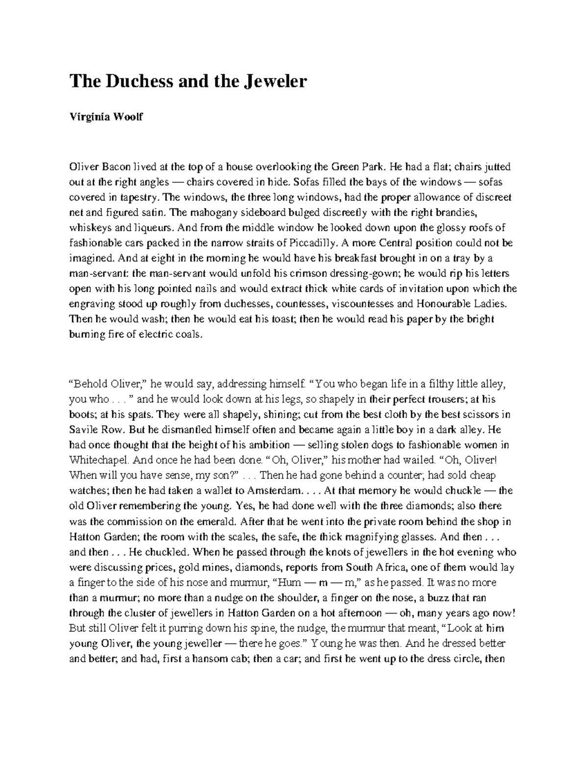 The Duchess and the Jeweller - The Duchess and the Jeweler Virginia ...