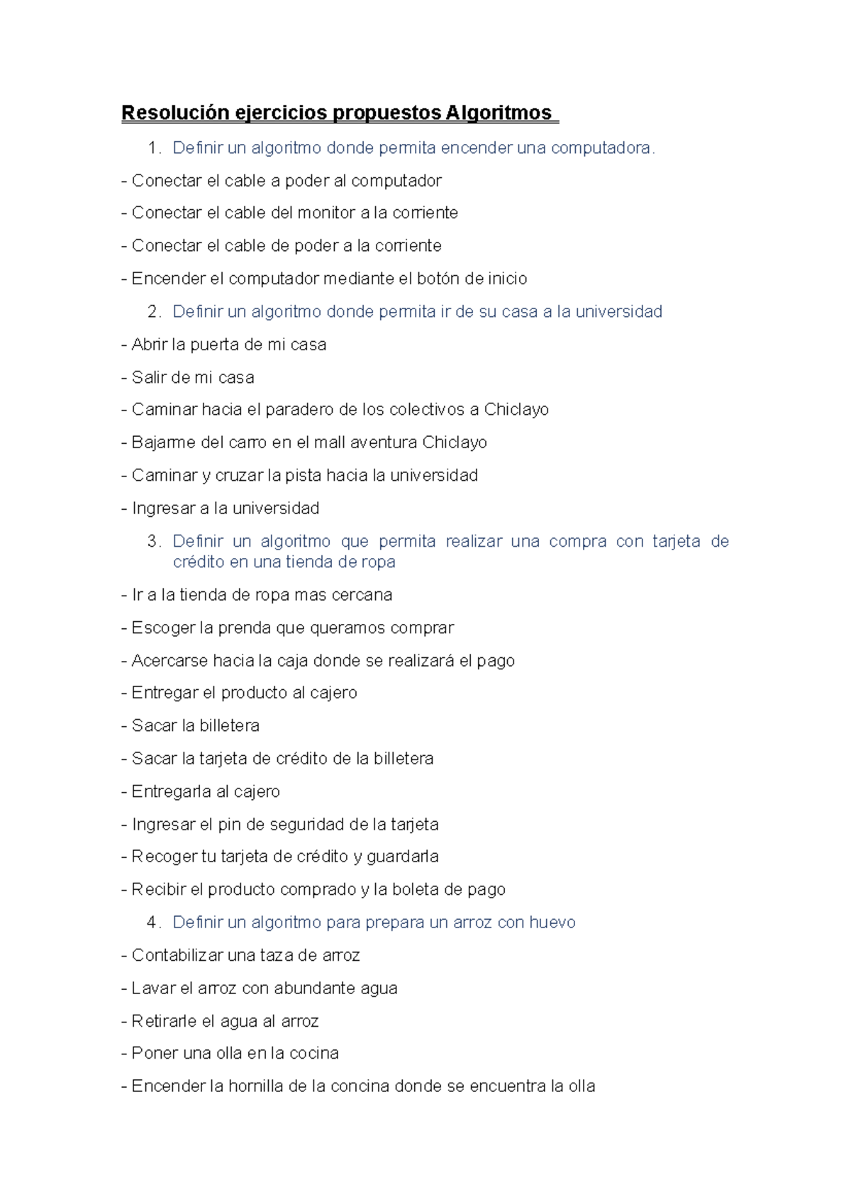 Resolución ejercicios propuestos Algoritmos - Resolución ejercicios propuestos Algoritmos ...