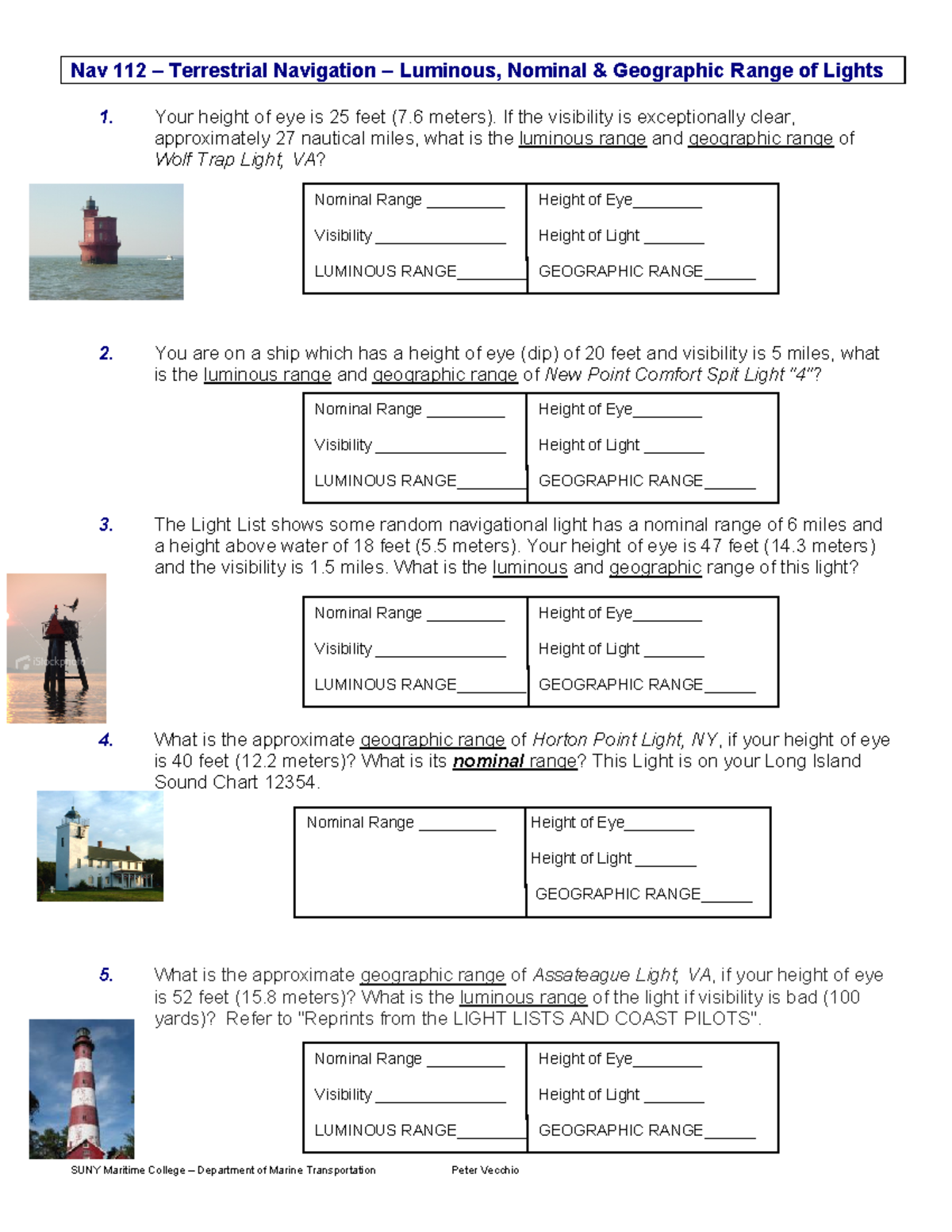 Nav 112 - Luminous and Geographic Range Exercise w tables - SUNY ...