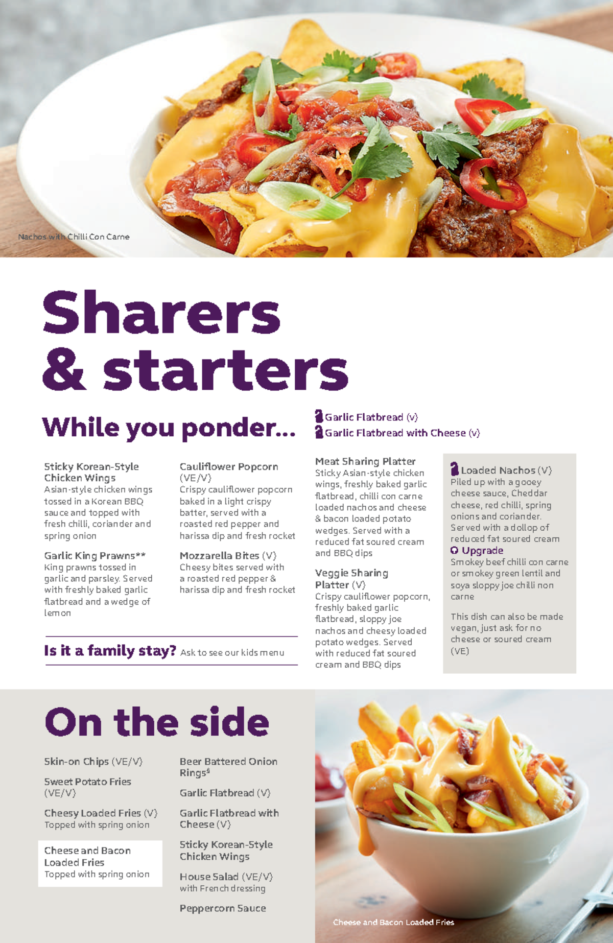 Pi dinner menu band2 - Ask 6 - Sharers & starters While you ponder ...