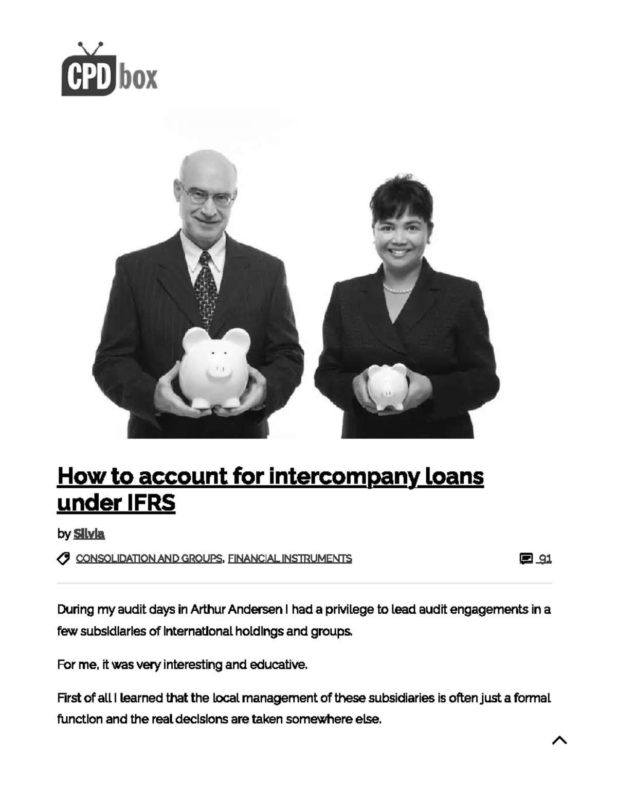 How to Account Inter company Loan - Financial accounting 1 - Studocu