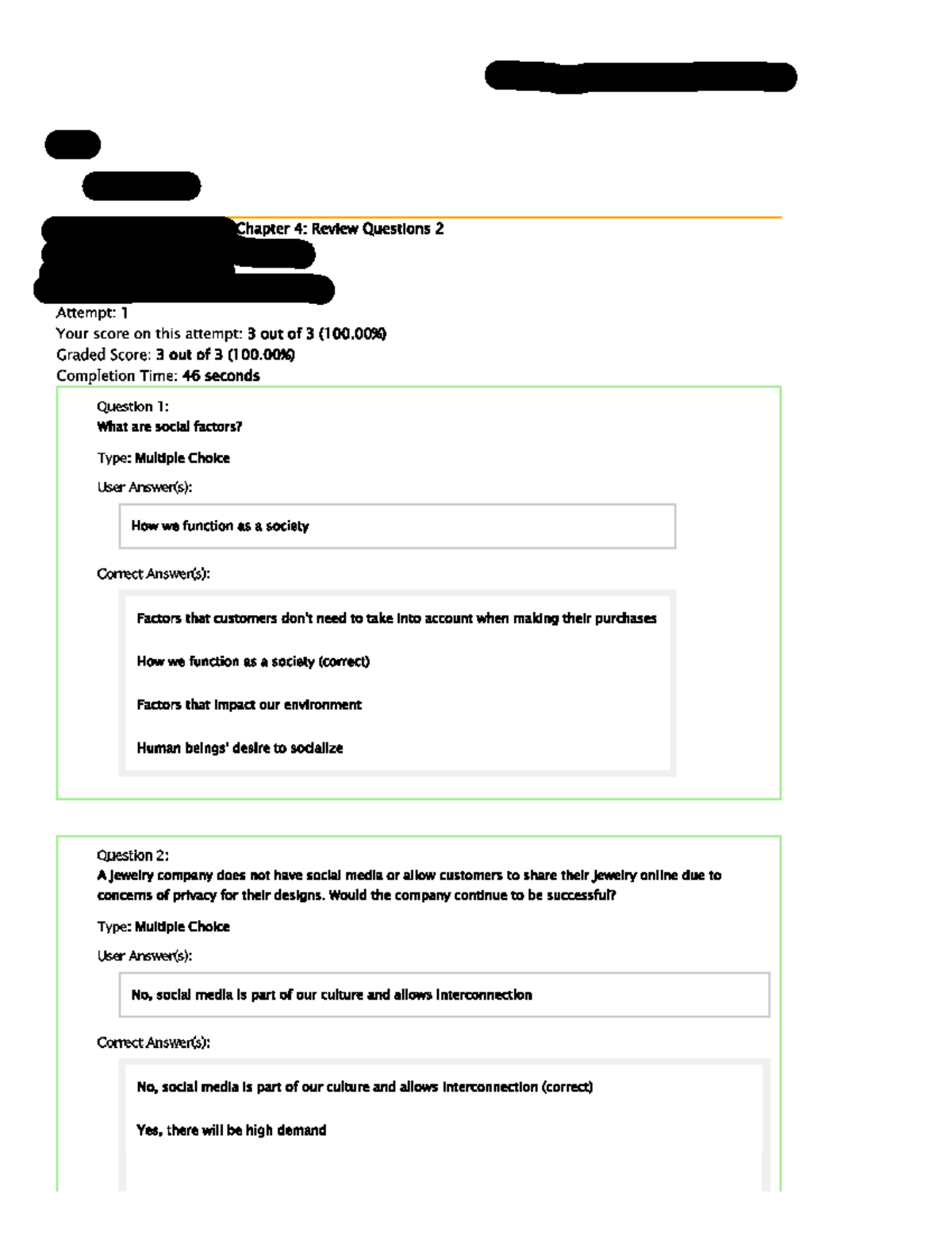 Chapter 4 Review Questions 2 - MKTG 351 - Studocu