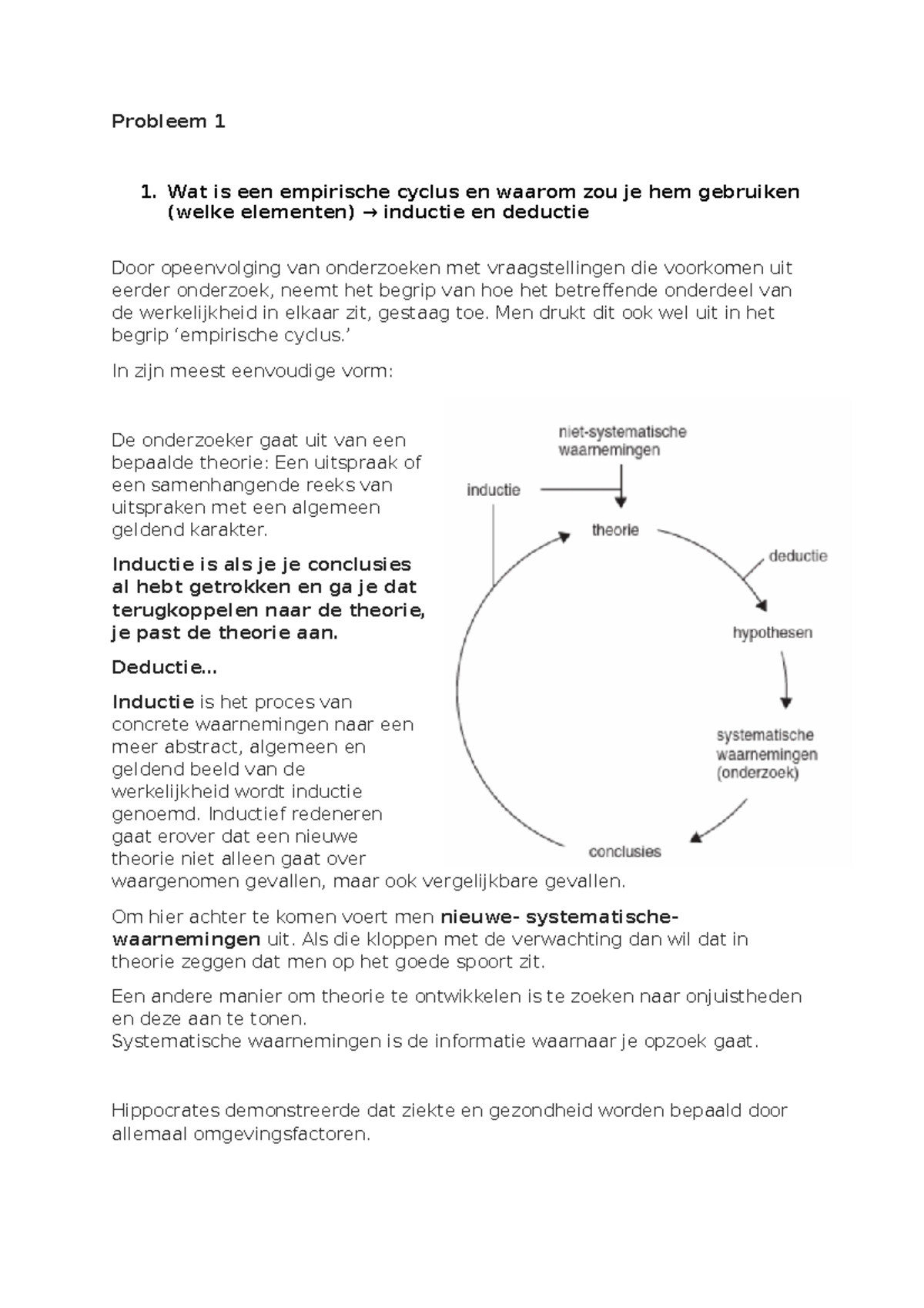 Probleem 1 en 2 - problemen uitgewerkt - Probleem 1 1. Wat is een ...