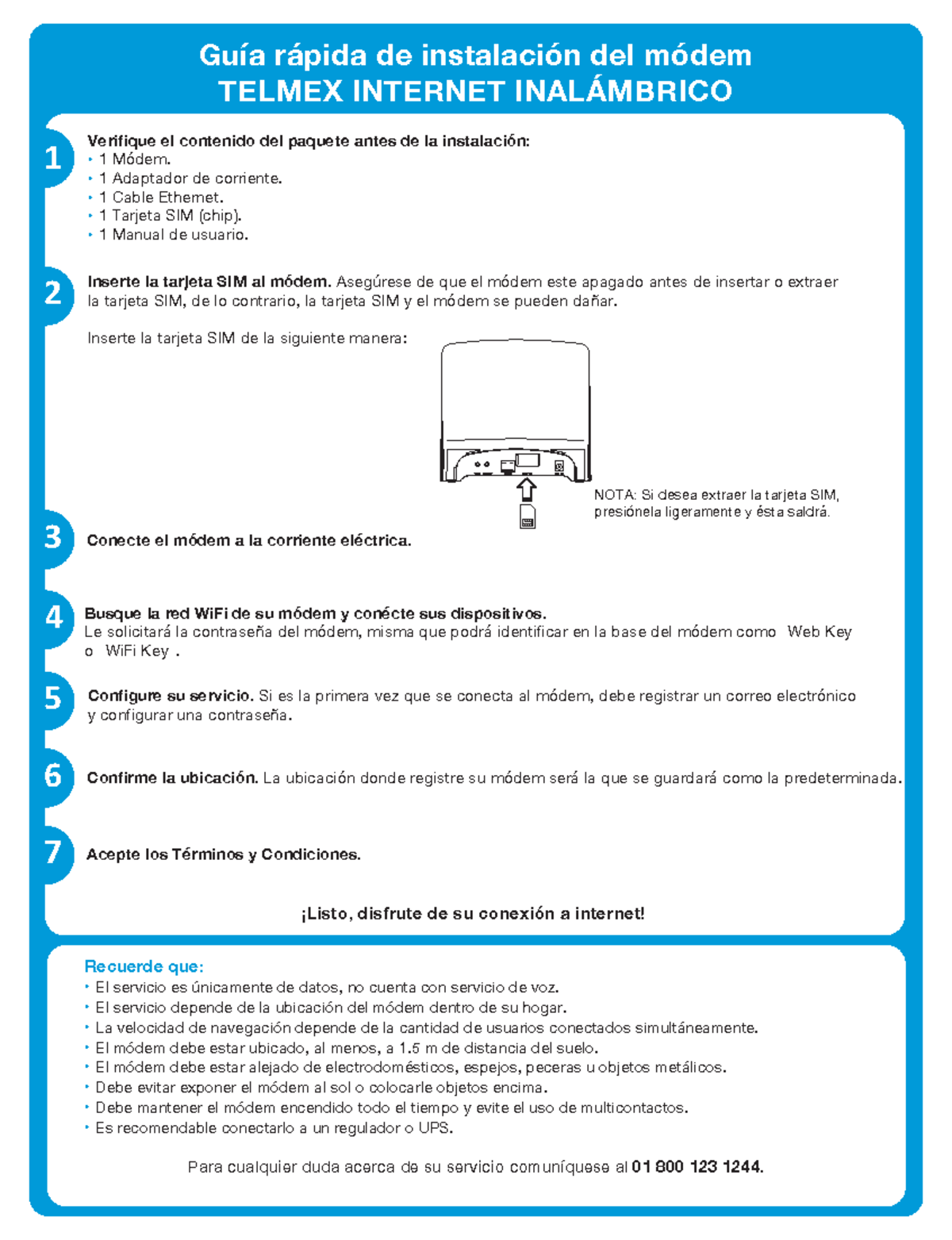 Guia instalacion modem inalambrico - Guía rápida de instalación del ...