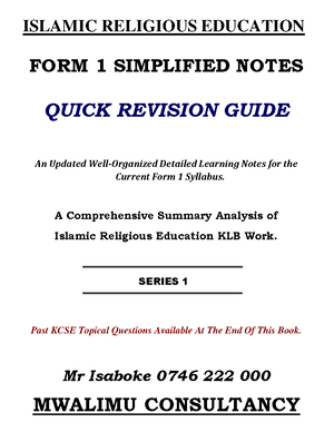 FORM 1 PHYS Simplified Notes - PHYSICS NOTES FORM 1 SIMPLIFIED VERSION ...