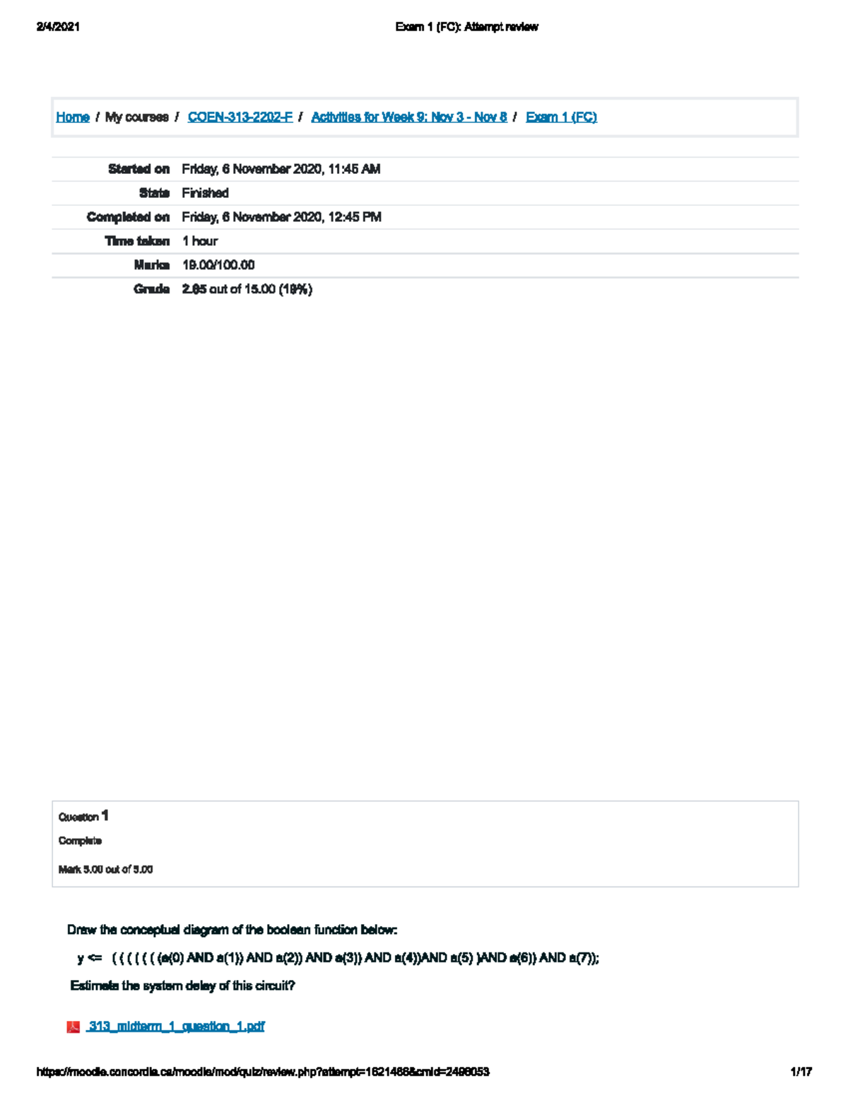 Midterm 1 - COEN 313 - Studocu