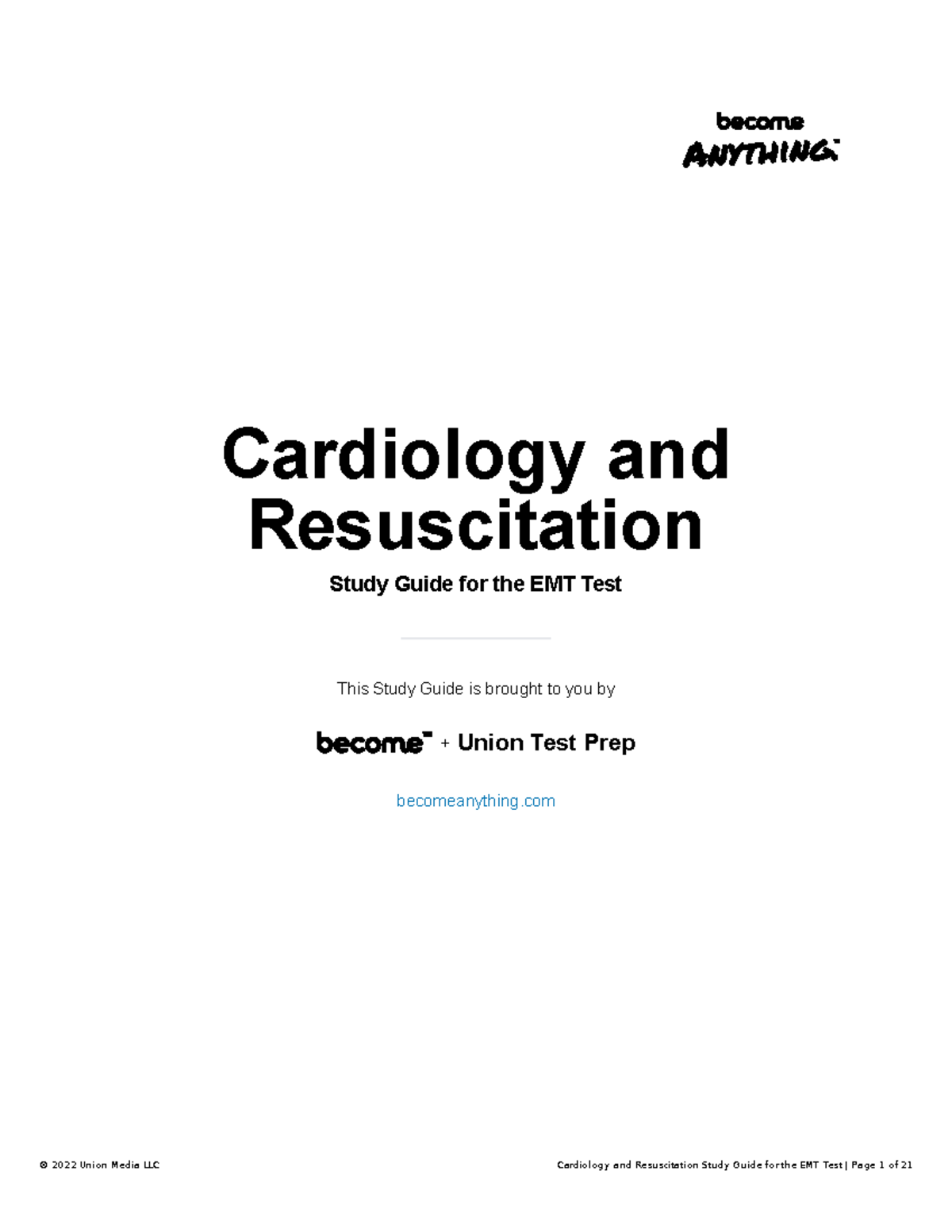 Cardiology and Resuscitation Study Guide for the EMT Test - Cardiology ...