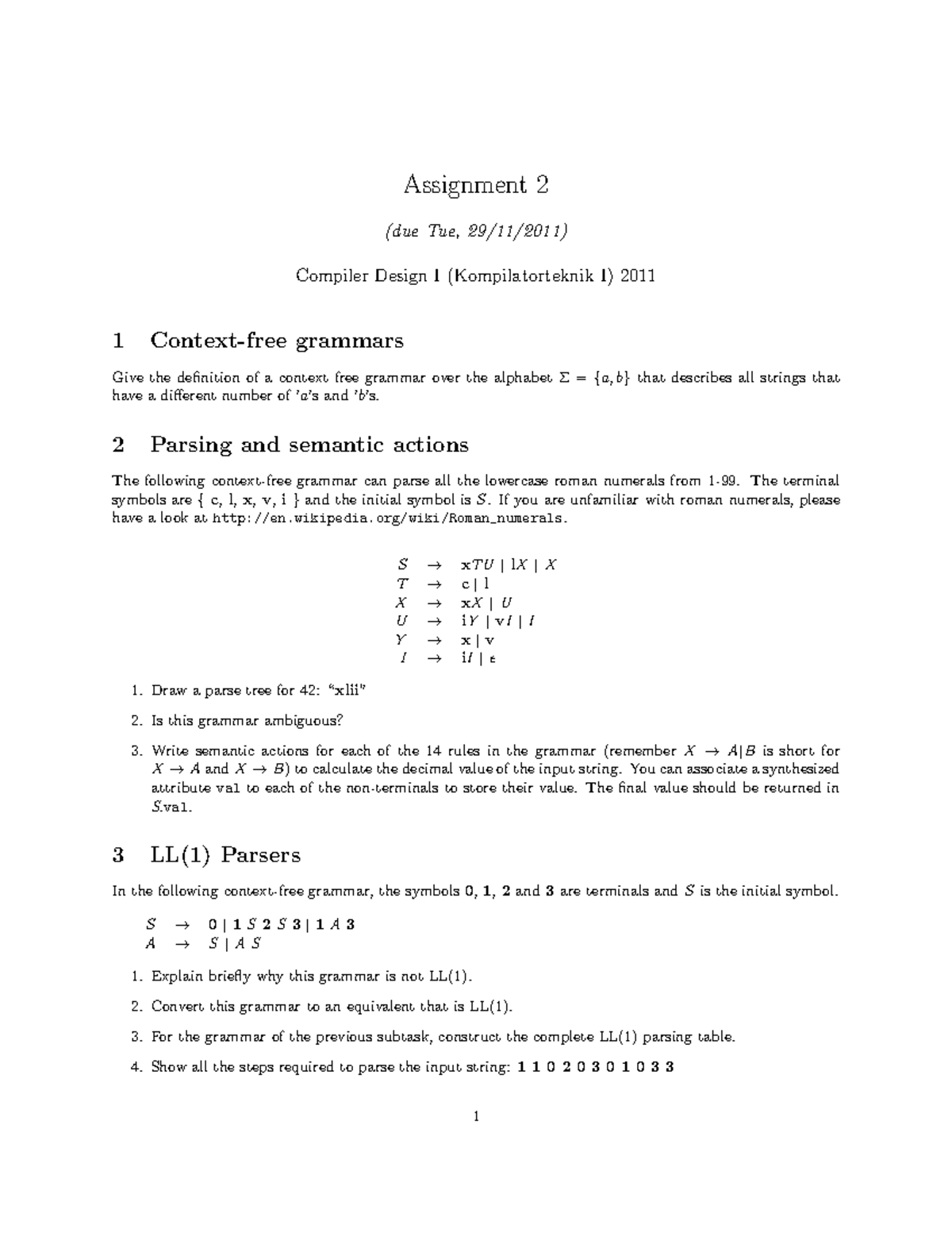 Seminar assignment - 2, with solutions - Assignment 2 (due Tue, 29/11 ...